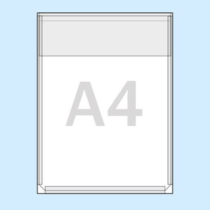 A4 | short edge Rectangular pockets, self-adhesive | SPRINTIS