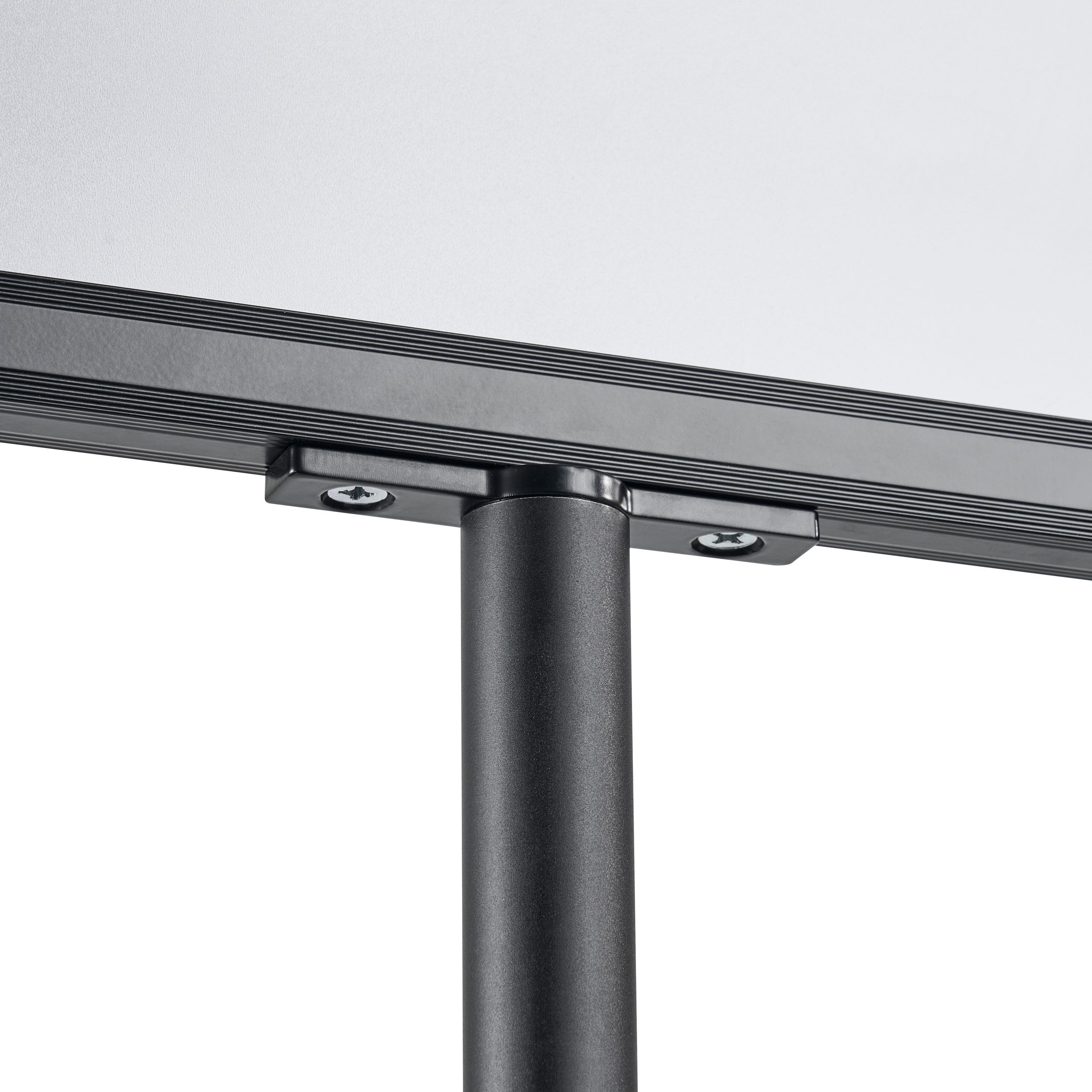 black Poster display stand A1, height-adjustable, black | SPRINTIS