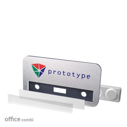 white | smag® Magnet Name badges office color-print magnet | SPRINTIS