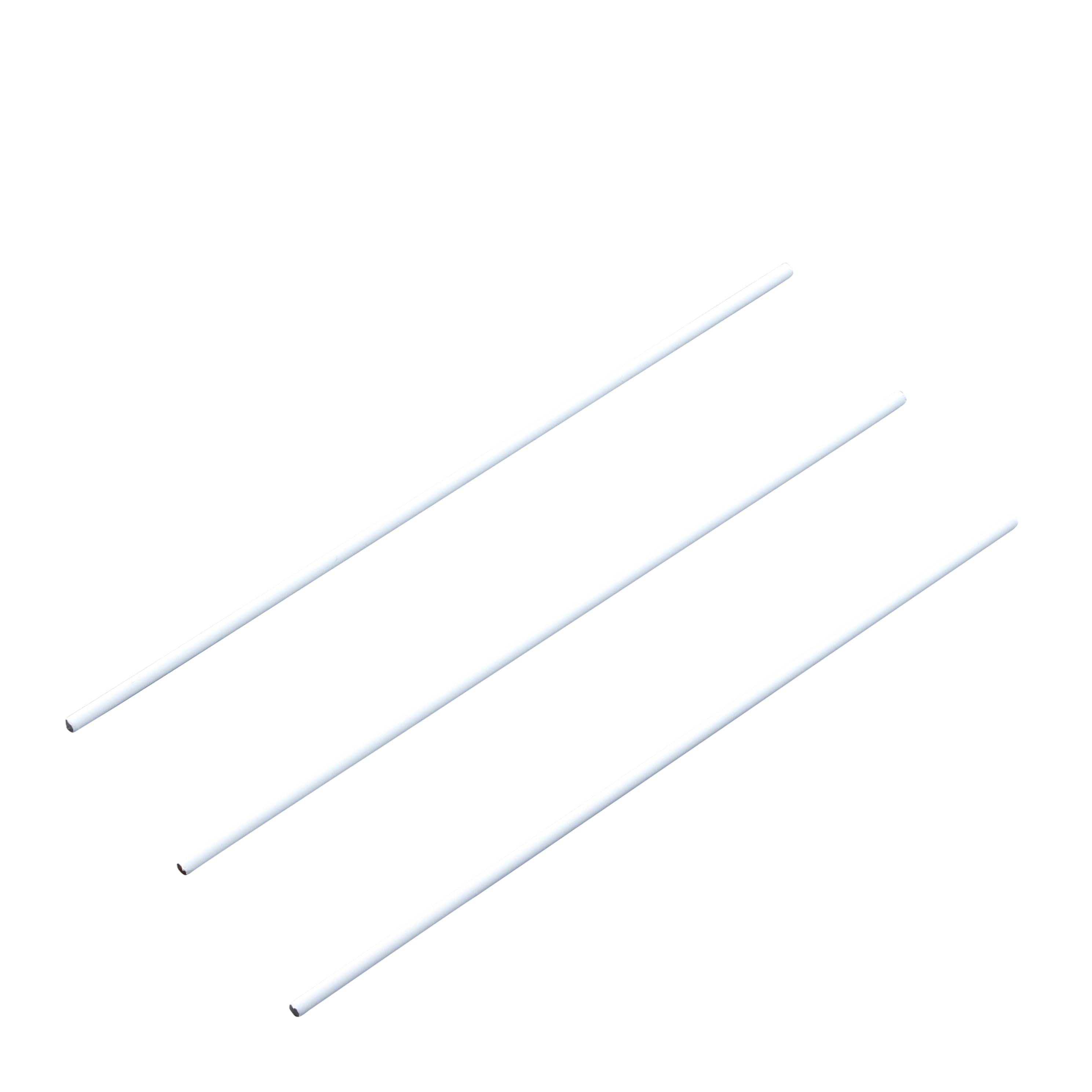 Straight wire shafts for calendar hangers, 158 mm long, white | SPRINTIS