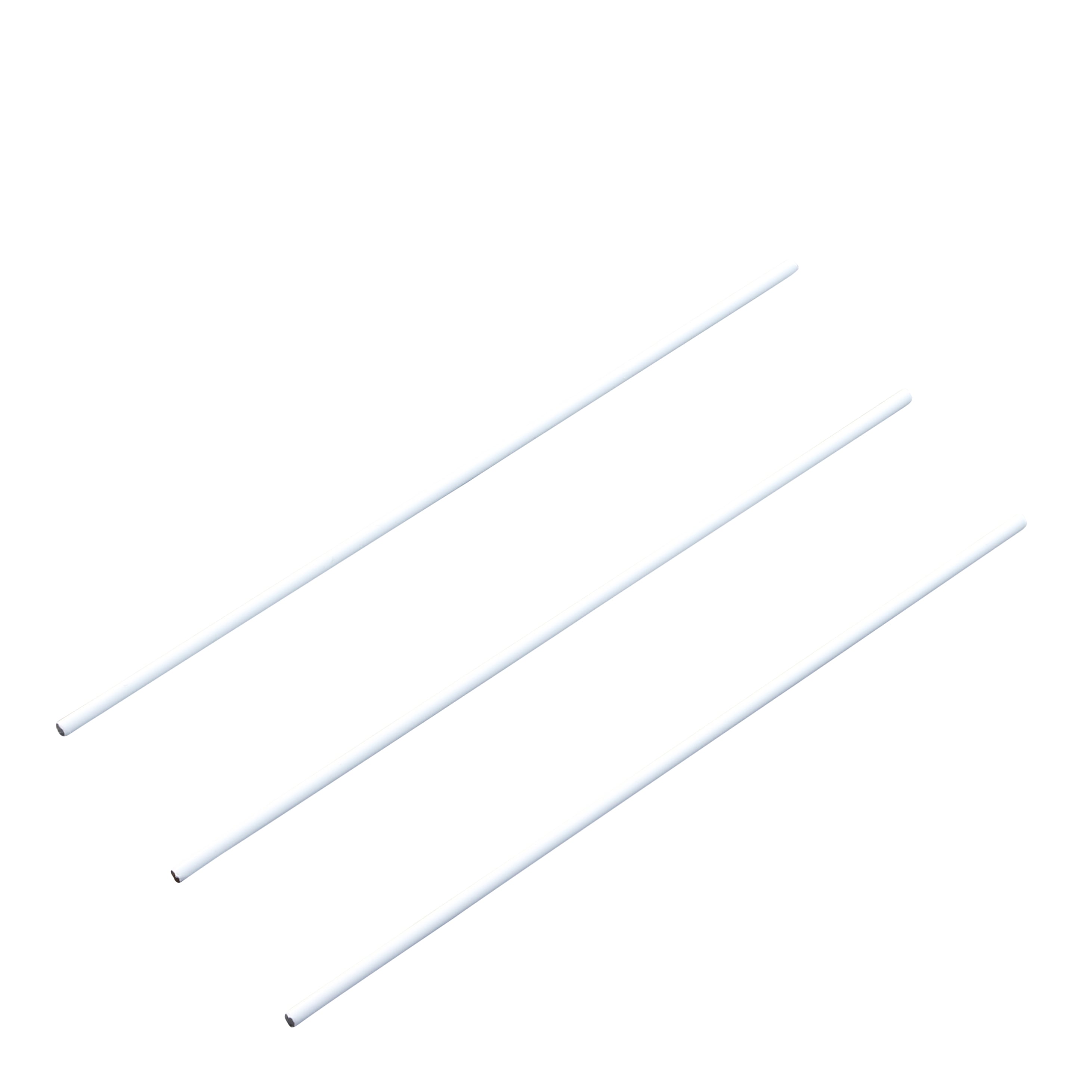 Straight wire shafts for calendar hangers, 358 mm long, white | SPRINTIS