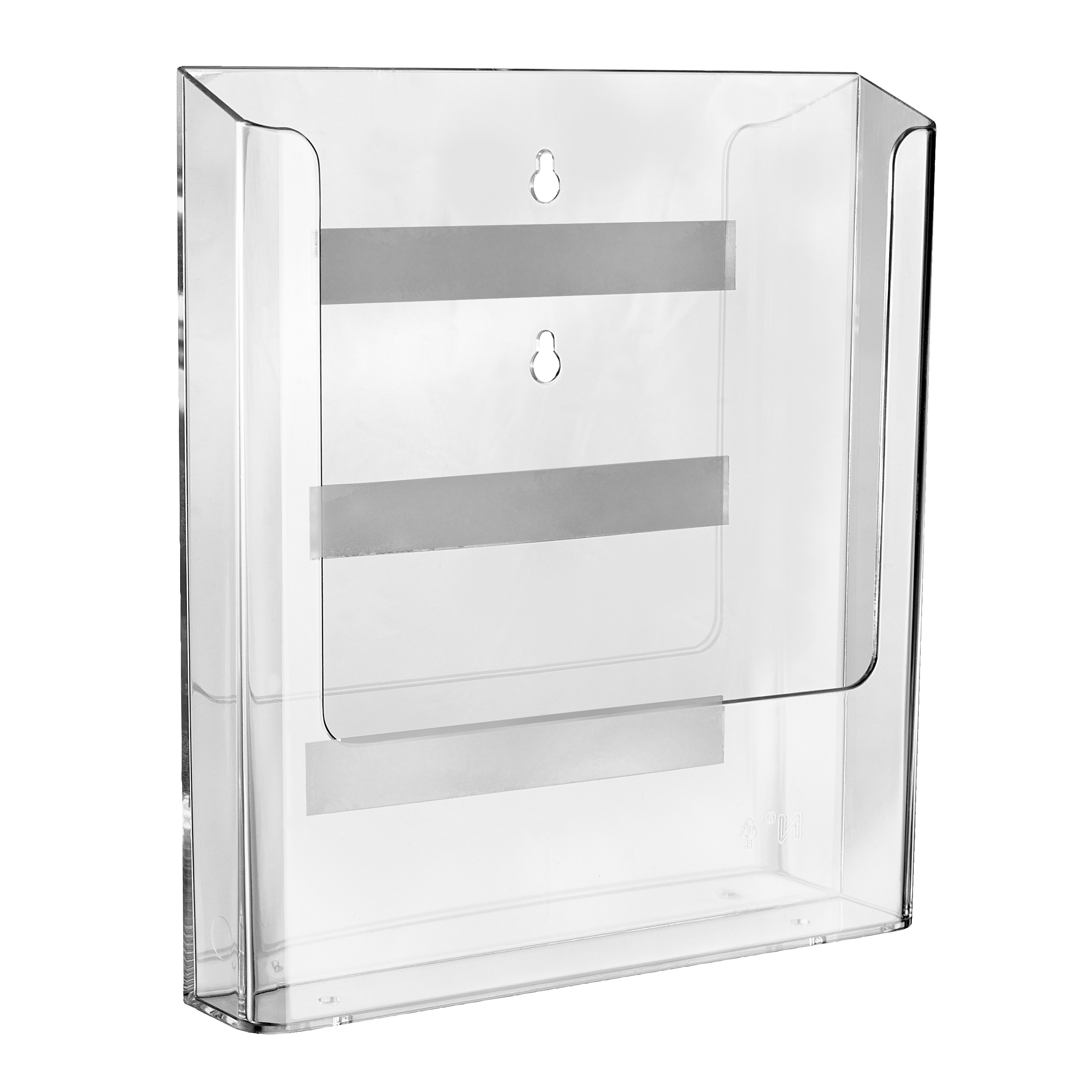 Leaflet holder magnetic A4, portrait, transparent | SPRINTIS