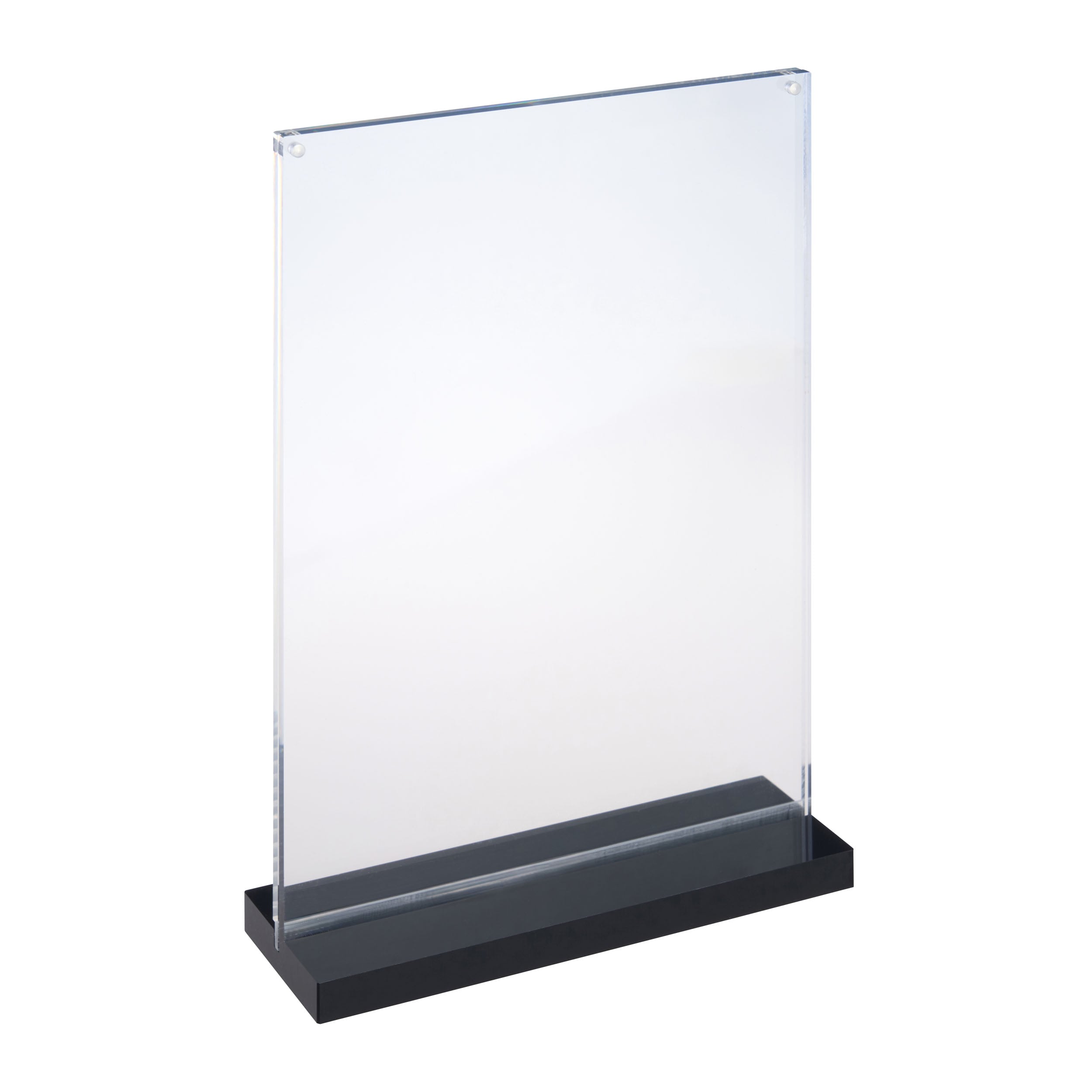 Magnetic menu holder T-shaped with black base | SPRINTIS