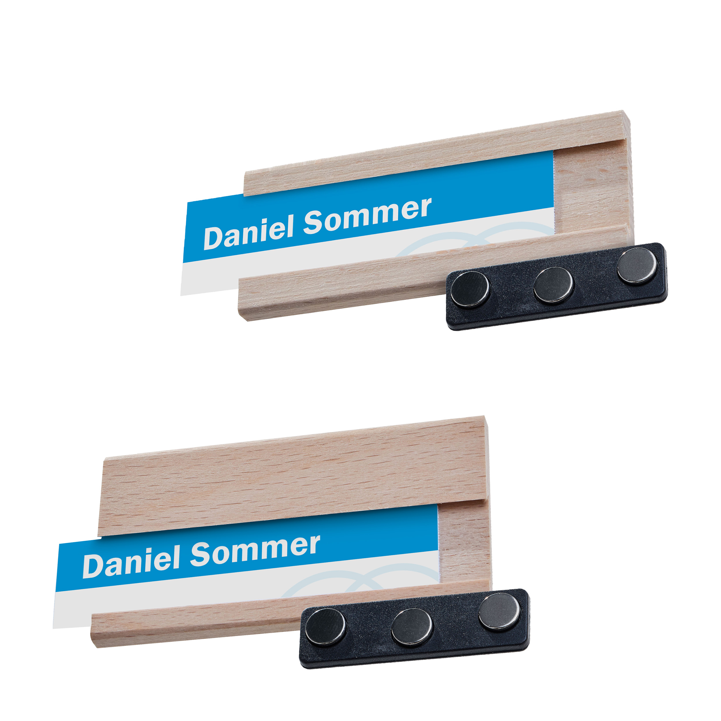 Name badges Forest, magnetic, wood | SPRINTIS