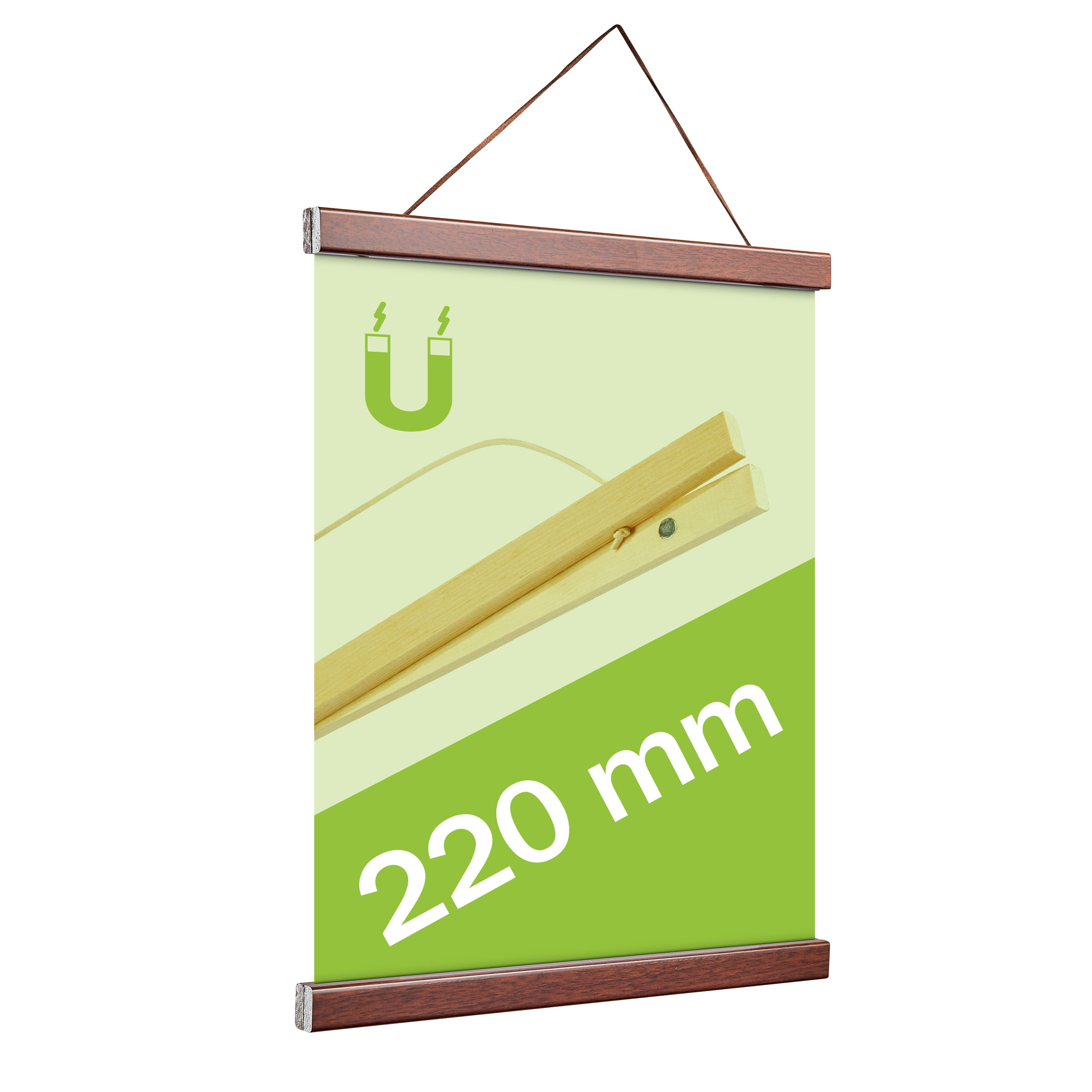 Wooden poster hangers - buy online at favourable price here | SPRINTIS