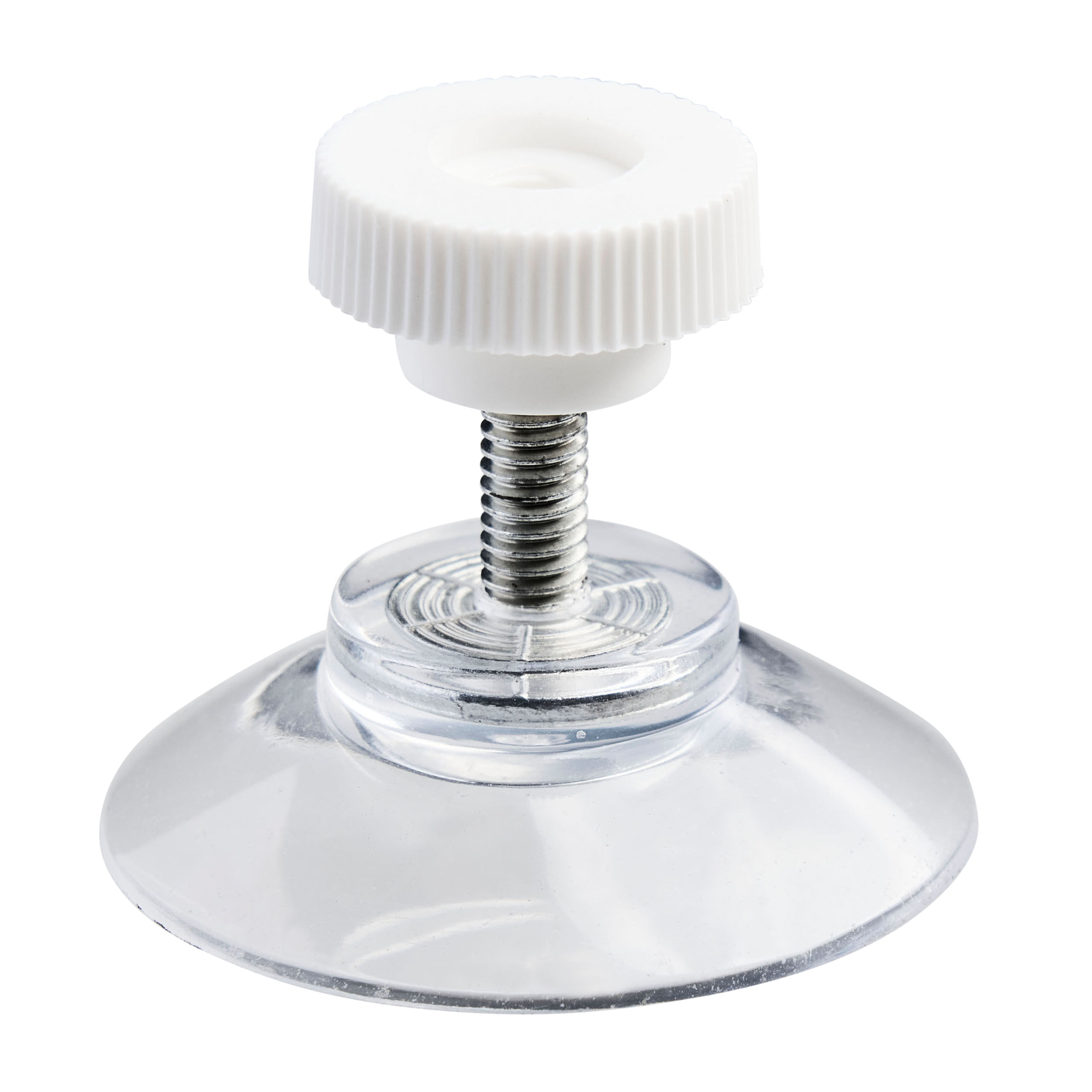 30 mm | M4, 10 mm long | knurled nut made of white plastic Thumb screw ...