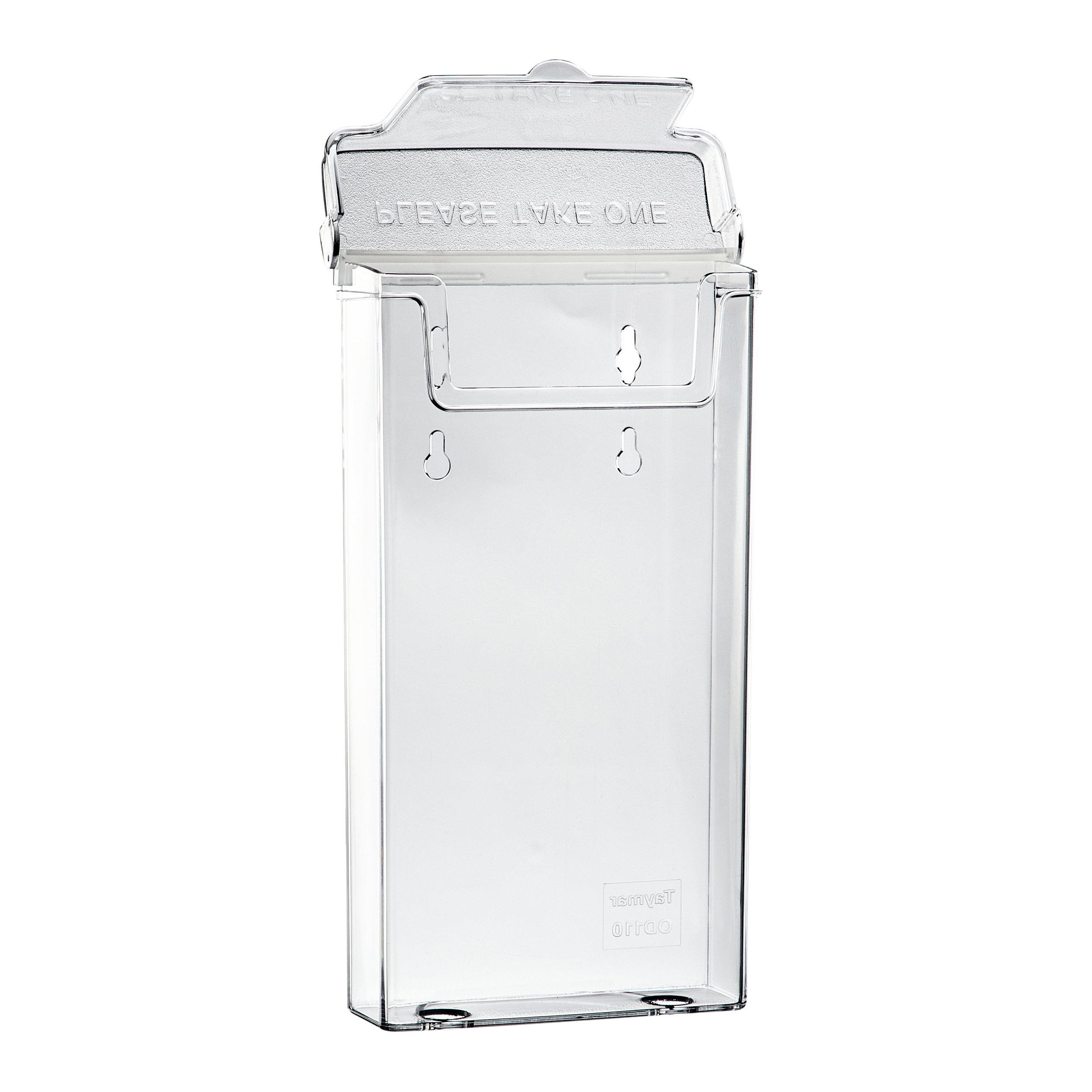 Leaflet holder outdoor, with lid, weatherproof , DIN long, transparent ...