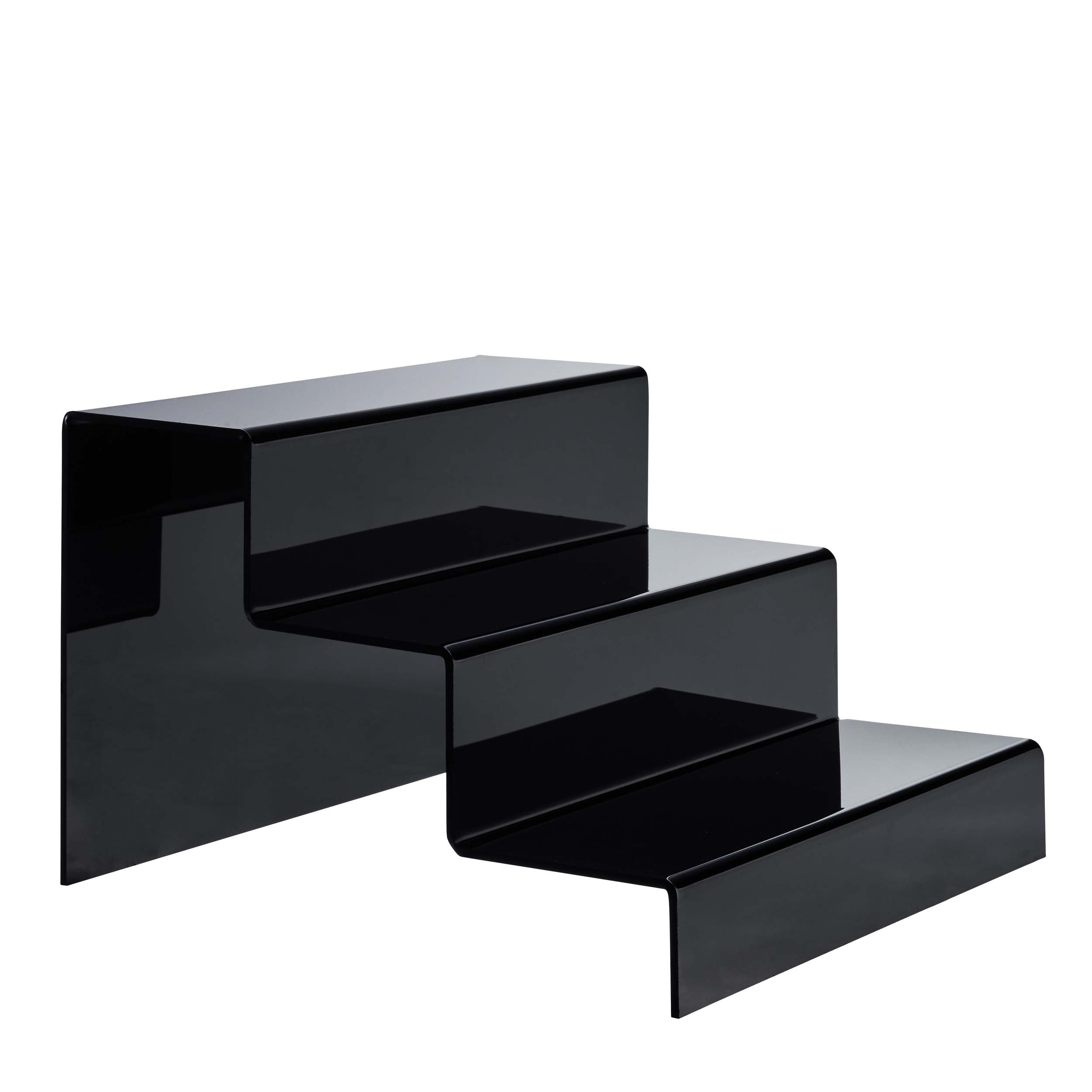 337 x 300 x 215 mm | black | 3-tiered Display step, acrylic | SPRINTIS