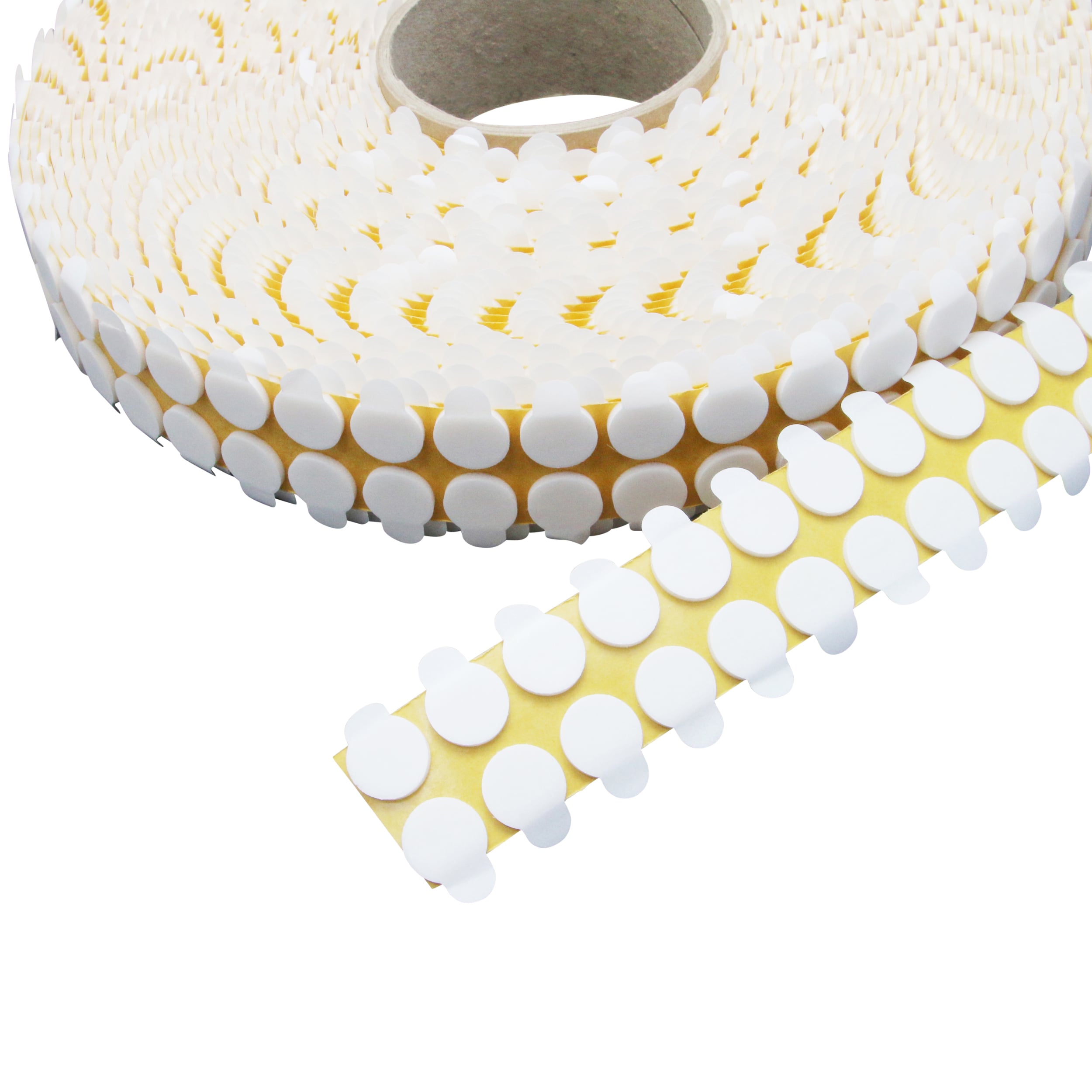 15 mm | 2500 pcs Double-sided adhesive discs, PE foam, 2 mm thick ...